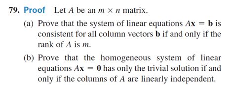 solved 79 proof let a be an m x n matrix a prove that the