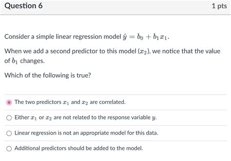 Solved Consider A Simple Linear Regression Model Yb0b1x1