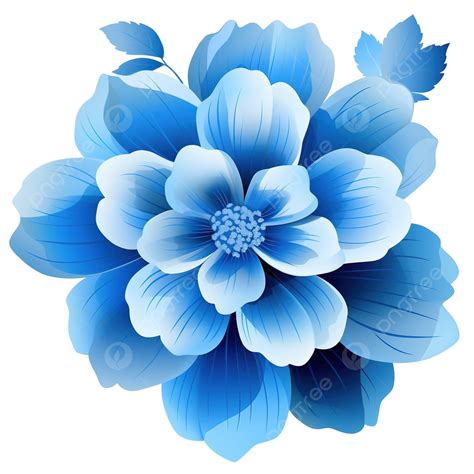 파란 꽃 클립 아트 푸른 꽃 파란색 꽃들 PNG 일러스트 및 이미지 에 대한 무료 다운로드 Pngtree