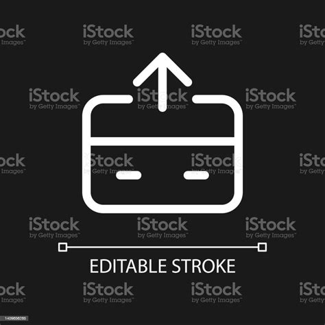 Send Money Pixel Perfect White Linear Ui Icon For Dark Theme Stock Illustration Download Image