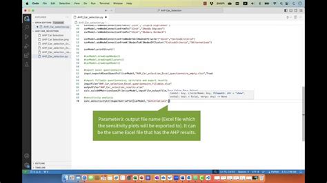 Python Ahpanplib Tuotorials 3 5 Sensitivityanalysis Youtube