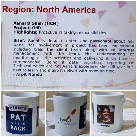 Aanal Shah On Linkedin Evosys Mastek Recognitions 25 Comments