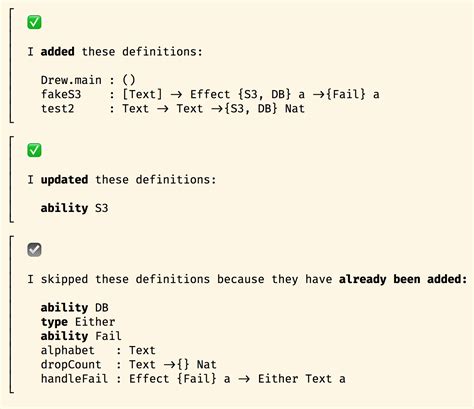 What S The Best Way To Present Results Of An Add Update Issue Unisonweb Unison