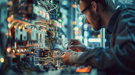 Premium Photo An Electrical Engineer Troubleshoots A Complex Electrical System Their Expertise