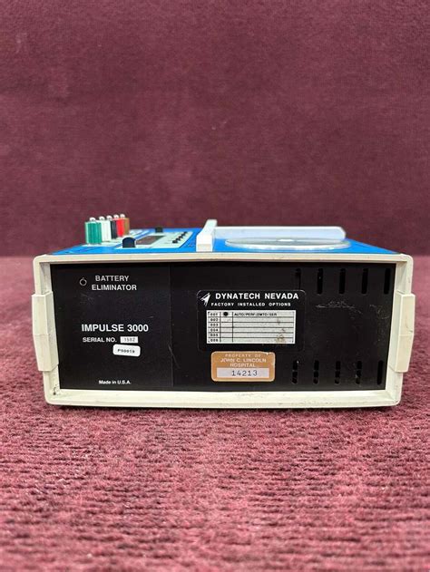 Dynatech Nevada Impulse 3000 Defibrillator Analyzer Medsold