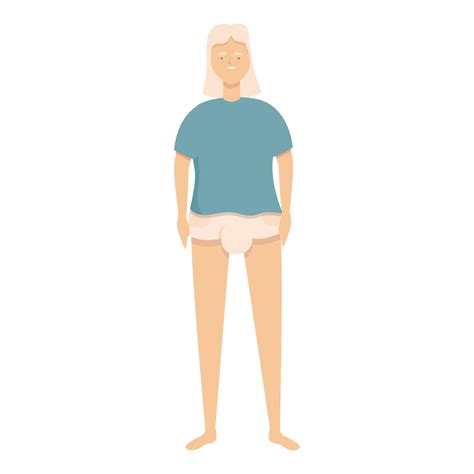 Woman Diaper Icon Cartoon Vector Adult Health 22864915 Vector Art At