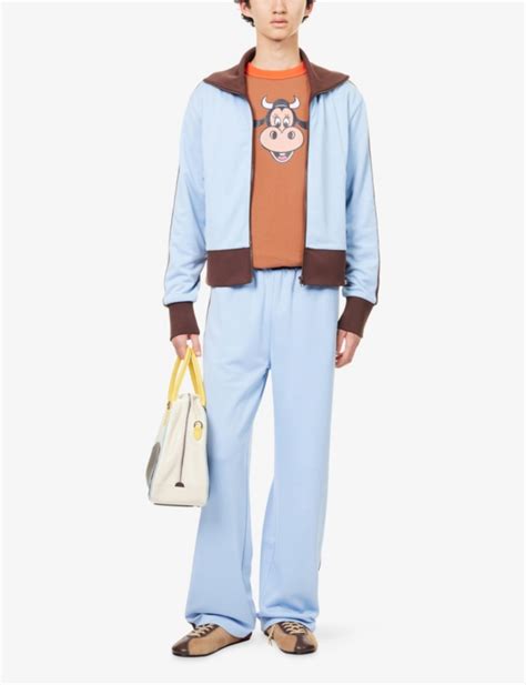 Harry Lambert X Disney Harry Lambert For Zara X Disney Aw Gee Wow Flocked Cotton Jersey T