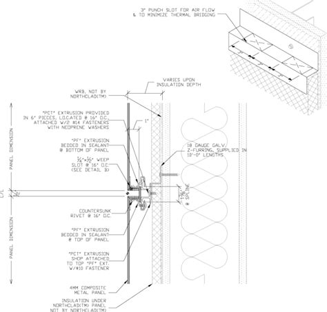 Acm Details With Insulation Northclad