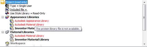 Inventor 2013 Autodesk Appearancematerial Library Not Found Autodesk