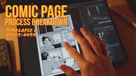 Comic Page Process Breakdown Page 1 Of The Void Issue 2 Youtube