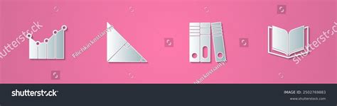 Paper Cut Chart Photos Images And Pictures Shutterstock