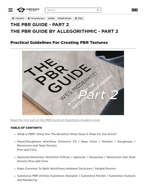 The Pbr Guide Part 2 Pdf Texture Mapping Rendering Computer