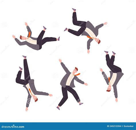 Falling Worker Cartoon Vector 50814639