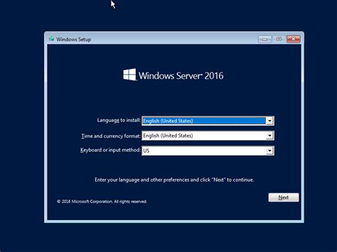 Windows Server 2016 Install Server World