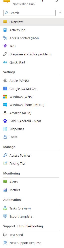Notification Hub Disable Public Network Access Microsoft Qanda