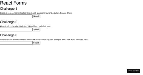 React Form Forked Codesandbox