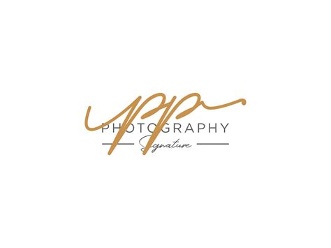 Letter Pp Signature Logo Template Vector 12050760 Vector Art At Vecteezy