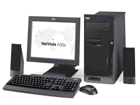 Ibm、ブラックカラーで統一されたデスクトップpc「netvista」