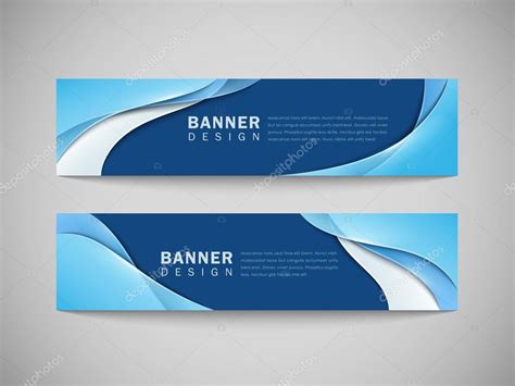 Smooth Curve Lines Background Advertising Banner — Stock Vector