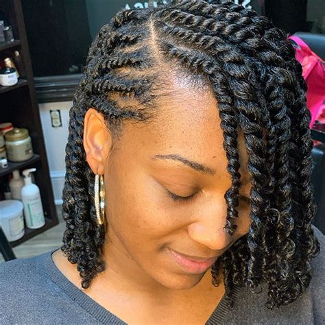 Natural Hair Twist Styles The Most Gorgeous And Creative Chunky Twist Styles To Bring In The