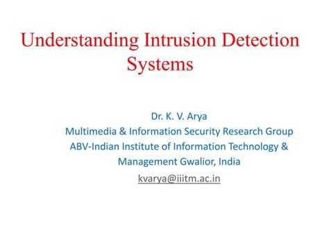 Understanding Intrusion Detection And Prevention Systems 1pptx