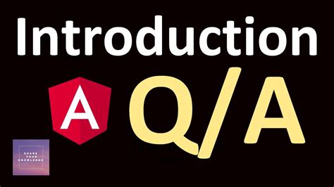 Angular Introduction Qa Youtube