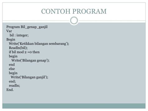 PPT ALGORITMA PEMROGRAMAN PowerPoint Presentation Free Download