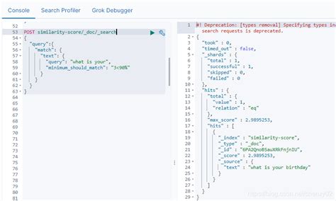 Elasticsearch相似度匹配及分词器选择es相似度匹配 Csdn博客
