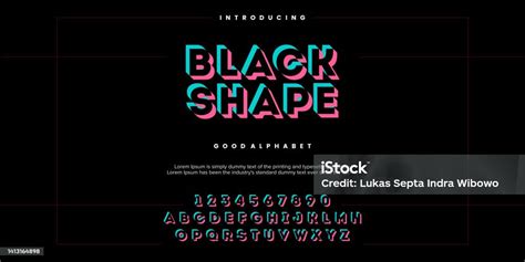 미래 미니멀 디스플레이 글꼴 디자인 알파벳 서체 문자 및 숫자 타이포그래피 0명에 대한 스톡 벡터 아트 및 기타 이미지 0명 기하 도형 단일 이미지 Istock