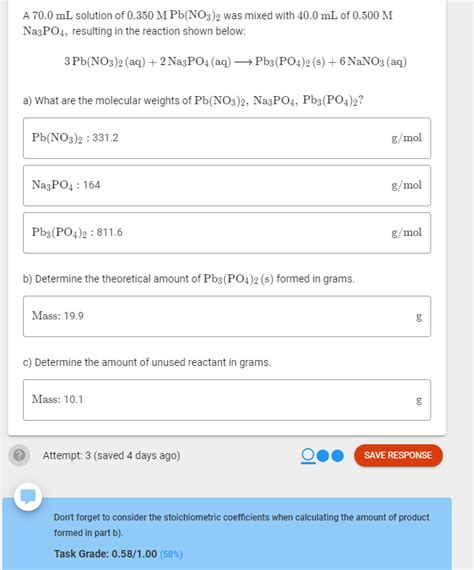 solved write the complete total ionic equation as well as