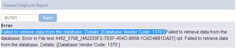 C Failed To Retrieve Data From The Database Details Database