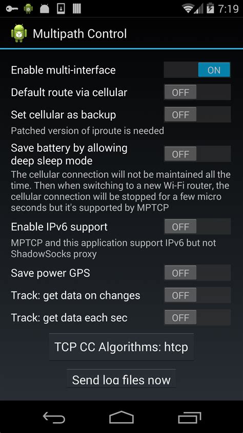 Verifying Mptcp Feature On Nexus 5 Device · Issue 347 · Multipath Tcp