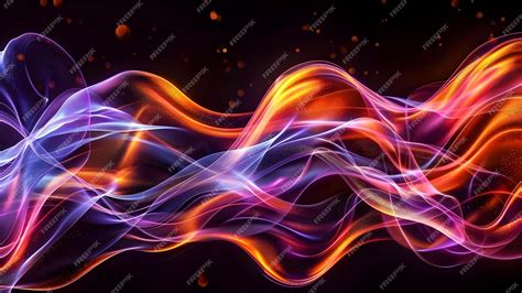 Set Of Iridescent Holographic Liquid Flow Shapes With Diffraction Effect Concept Holographic