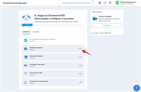Como Configurar Ou Alterar Os Dados Da Empresa Centro De Ajuda Pos Cloudware