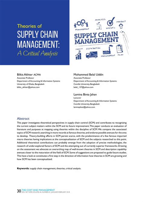 Pdf Theories Of Supply Chain Management Bd · A Supply