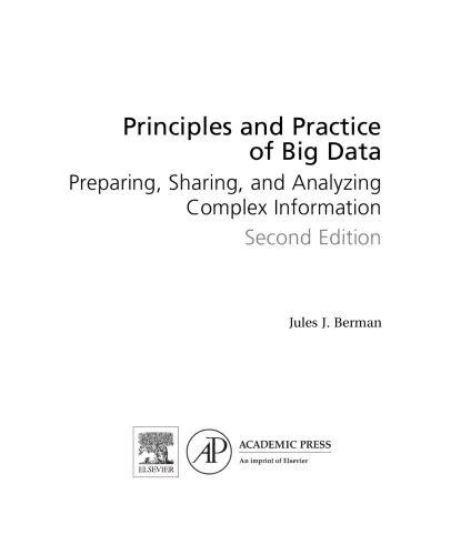 خرید کتاب Principles And Practice Of Big Data Preparing Sharing And Analyzing Complex