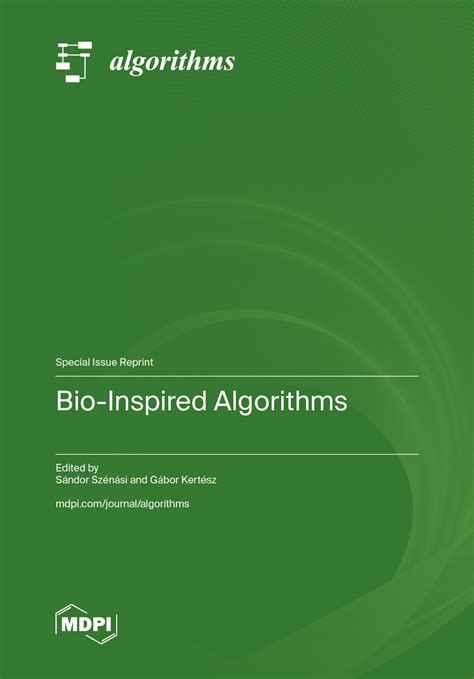 Bio Inspired Algorithms Mdpi Books