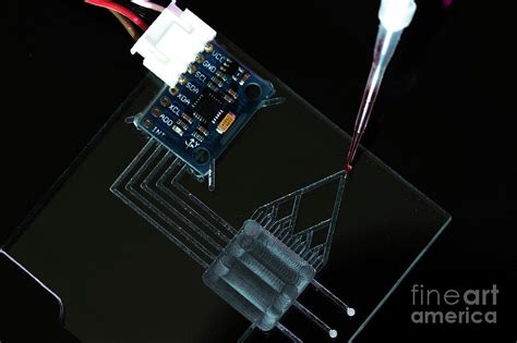 Lab On A Chip Photograph By Wladimir Bulgar Science Photo Library