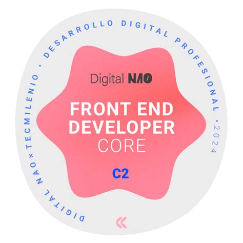 Front End Developer Core Credly
