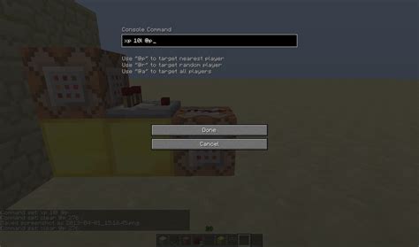 How To Create A Command Block Shop That Uses Xp As Money Redstone