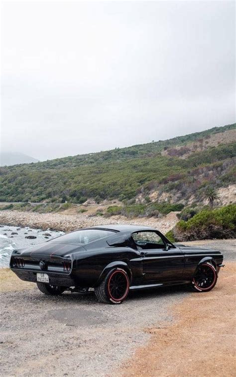 Black 1968 Mustang Fastback