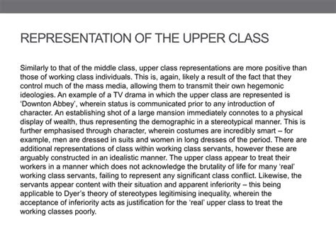 Social Class Ppt
