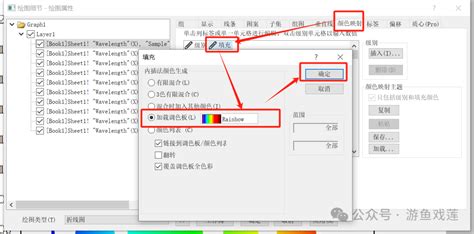 【科研绘图】【彩色光谱图】：附origin详细画图流程 用origin制作色谱图 Csdn博客