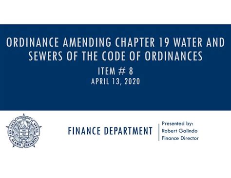 Item 8 Ppt Delay Of Water And Sewer Increase Rates Ppt