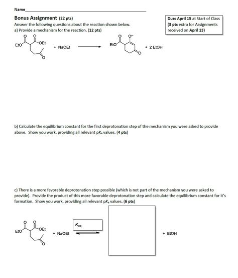 Solved Answer The Following Questions About The Reaction