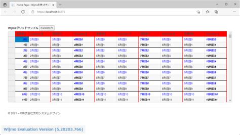 ASP NET MVC で Wijmo を使う 芳和システムデザイン