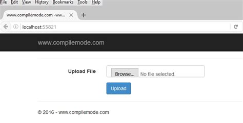 Upload Images On Server Folder Using ASP NET MVC