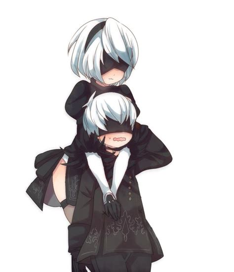 2b And 9s Рисунки девушки Игровые арты Эскизы персонажей