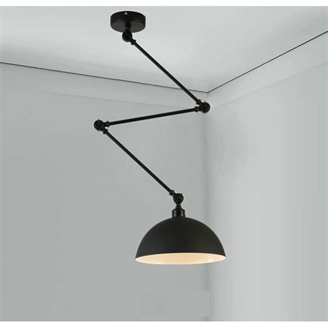 Овална кръгла лампа полилей за кухня осветление за дневна или спалня с чупещи рамена