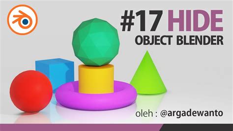 Menyembunyikan Objek Di D Blender HIDE YouTube